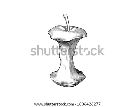 Apple Core Drawing | Free download on ClipArtMag