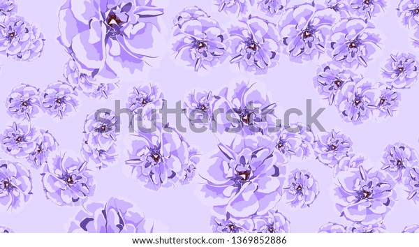 Vintage Floral Pattern Pastel Spring Background Stock Vector (Royalty ...