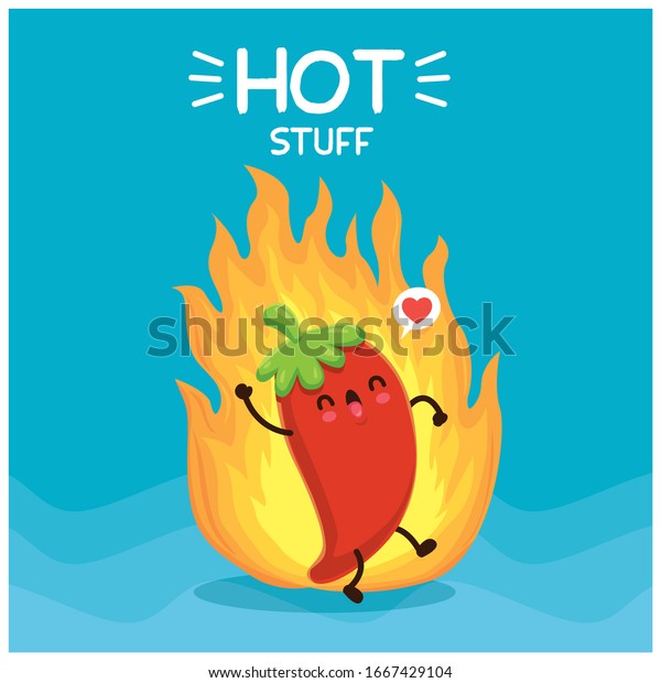 Vintage Food Poster Design Vector Chili Stock Vector (Royalty Free ...