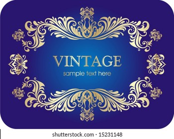 Vintage Frame Stock Vector (Royalty Free) 15231148 | Shutterstock