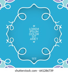 Vintage Line Frame Stock Vector (Royalty Free) 641286739 | Shutterstock