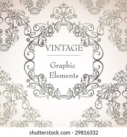 Vintage Look Wallpaper Stock Vector (Royalty Free) 29816332 | Shutterstock