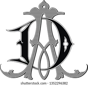 8,891 Ad Monogram Images, Stock Photos & Vectors | Shutterstock