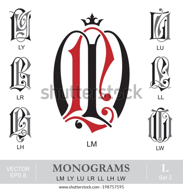 Monogramas LM LU LR LH LW