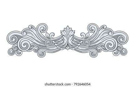 Vintage Ornament Vector Stock Vector (Royalty Free) 792646054 ...
