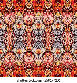 Seamless Traditional Indian Motif Stock Illustration 701710261