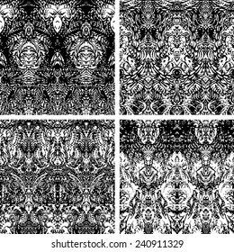 Vintage Ornate Texture Patterns Stock Vector (Royalty Free) 240911329 ...