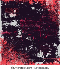 Vintage Red Background Vector Image Stock Vector (Royalty Free ...