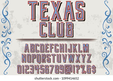 1,048 Texas font Stock Vectors, Images & Vector Art | Shutterstock