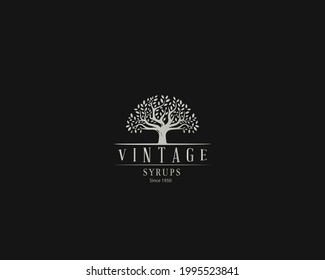 Vintage Retro Syle Logo Vector Clean Stock Vector (Royalty Free ...