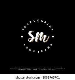5,357 Sm monogram Images, Stock Photos & Vectors | Shutterstock