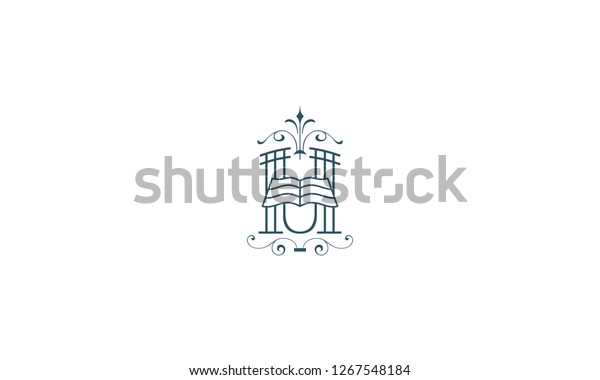 Vintage School Emblem Logo Vector Stock Vector (Royalty Free ...