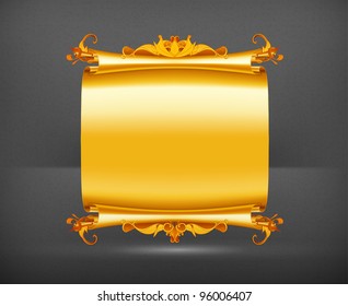 Vintage Scroll Oldstyle Vector Stock Vector (Royalty Free) 110249729