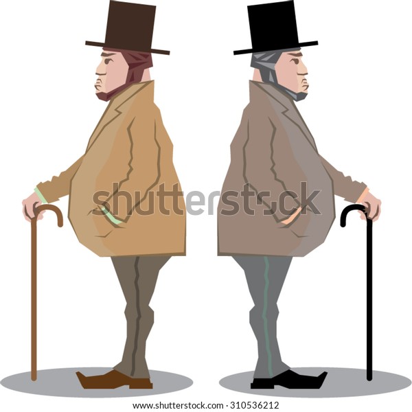 Vintage Sir Stick Vector: vector de stock (libre de regalías) 310536212 ...