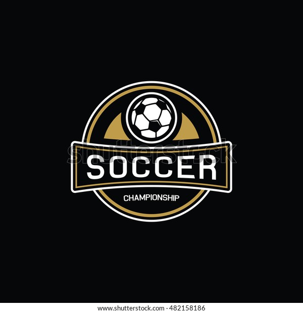 Vintage Soccer Logo Stock Vector (Royalty Free) 482158186 | Shutterstock