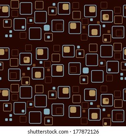 Vintage Squares Seamless Pattern Stock Vector (Royalty Free) 177872126 ...