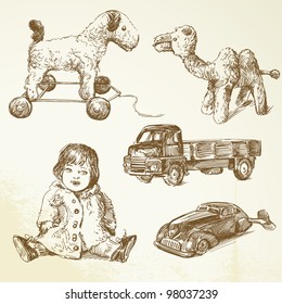 Antique Toys Stock Vector (Royalty Free) 100000388