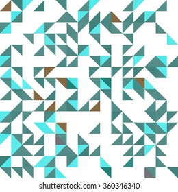 Vintage Triangle Seamless Patterngeometric Hipster Retro Stock Vector ...