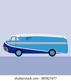 Vintage Van Side View Retro Bus 스톡 벡터(로열티 프리) 387827677 | Shutterstock