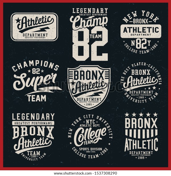 Vintage Varsity Vector Graphics Grunge Backgrounds Stock Vector ...