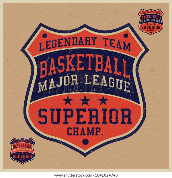 Vintage Varsity Vector Graphics Grunge Background Stock Vector (Royalty ...