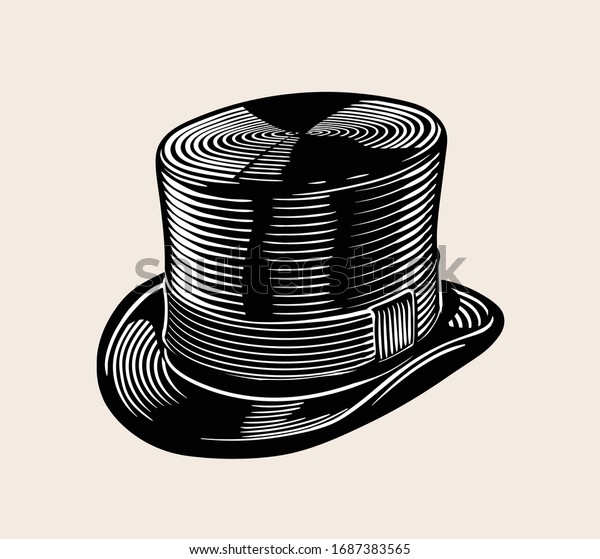 Vintage Vector Engraved Line Art Illustration Stock Vector (Royalty ...