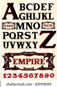 3,542 imágenes de French vintage font - Imágenes, fotos y vectores de ...