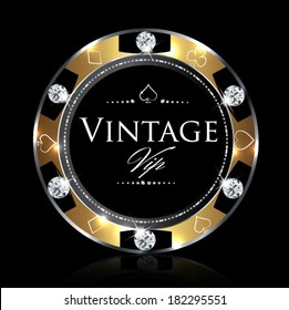 Vintage Vip Stock Vector (Royalty Free) 182295551 | Shutterstock