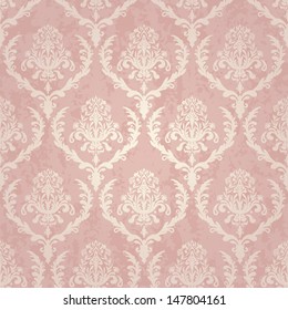 Vintage Wallpaper Seamless Texture Stock Vector (Royalty Free ...