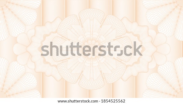 Vintage Watermark Banknotes Illustration Complex Design Stock Vector ...