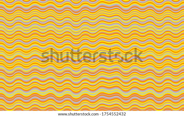 Vintage Wavy Stripes Background Waves Curve Stock Vector (Royalty Free ...
