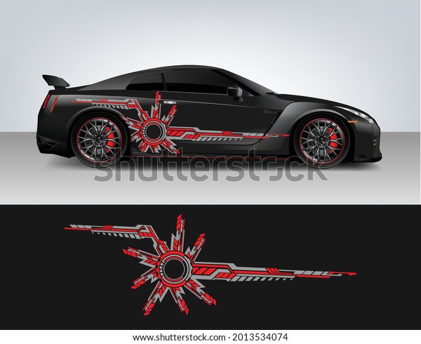 Vinyl Sticker Decals Set Car Truck Stock Vector (Royalty Free ...