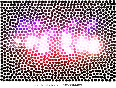 Violet Dots On White Background Vector Stock Vector (Royalty Free ...