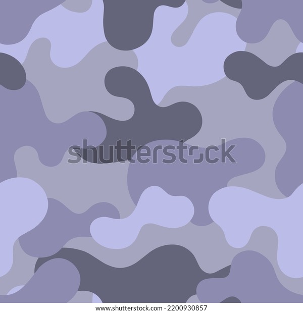 Violet Military Camouflage Vector Seamless Pattern Stock Vector ...