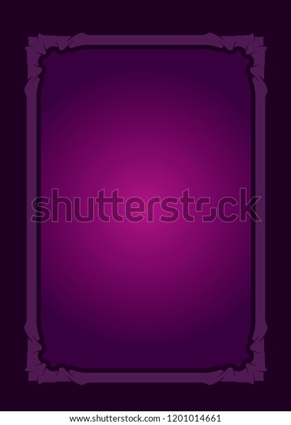 Violet Purple Decorative Graphic Border Frame Stock Vector (Royalty ...
