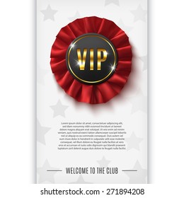 Vip Background Realistic Red Fabric Award Stock Vector (Royalty Free ...