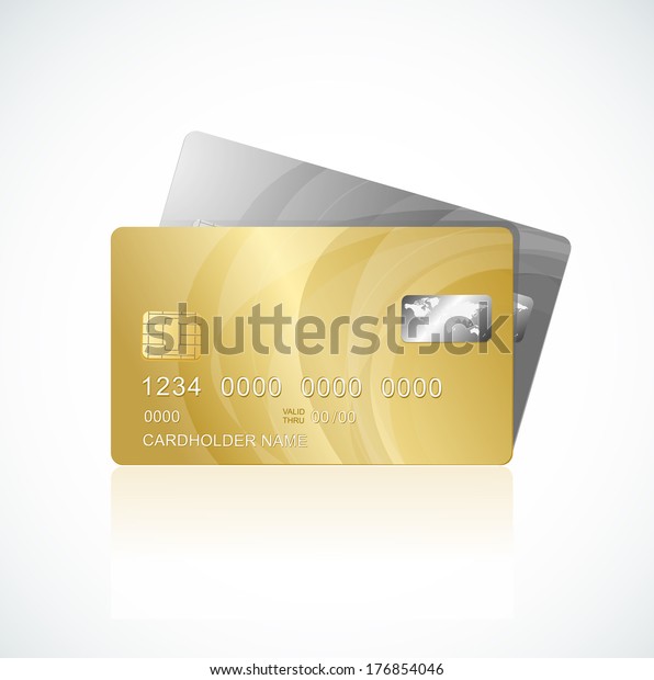 Vip Cards Gold Silver Stock Vector (Royalty Free) 176854046 | Shutterstock