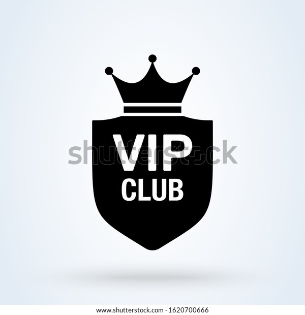Vip Club Icon Vector Simple Modern Stock Vector (Royalty Free ...