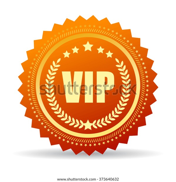Vip Gold Medal Vector Illustration Isolated Stock Vector (Royalty Free ...