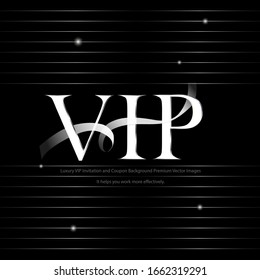 Vip Logo Written On Black Background Stock Vector (Royalty Free ...