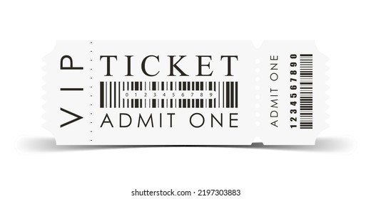 Vip Modern Elegant Ticket Card Illustration Stock Vector (Royalty Free ...