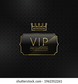 Vip Presentation Premium Invitation Card Badge Stock Vector (Royalty ...