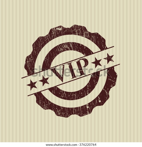 Vip Rubber Grunge Texture Stamp Stock Vector (Royalty Free) 376220764 ...