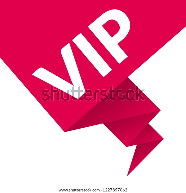 Vip Signlabel Vip Speech Bubble Vip Stock Vector (Royalty Free ...