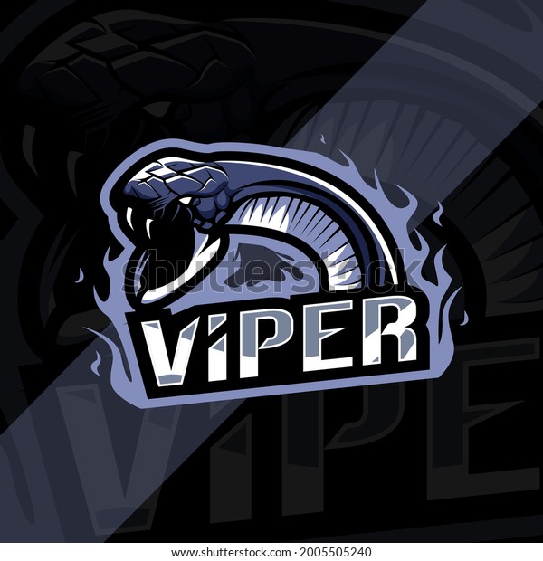 Viper Mascot Logo Esport Design Stock Vector (Royalty Free) 2005505240