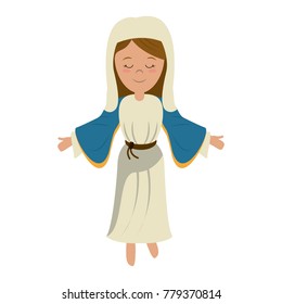 Virgin Mary Cartoon Stock Vector (Royalty Free) 779370814 | Shutterstock