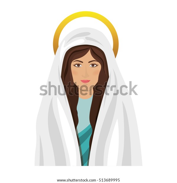 Virgin Mary Design Stock Vector (Royalty Free) 513689995 | Shutterstock