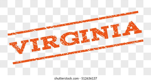 Virginia Watermark Stamp Text Caption Between Stock Vector (Royalty ...