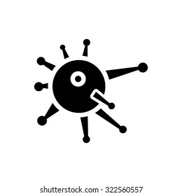 Virology Icon Stock Vector (Royalty Free) 322560557 | Shutterstock