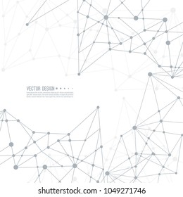 Network Connecting Dot Polygon Background On Stock Vector (Royalty Free ...
